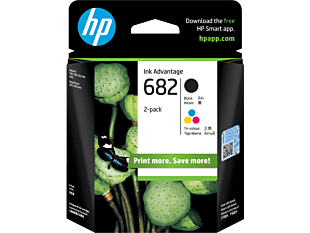 HP 682 Color/Black Ink Cartridge Combo 2-Pack - (6ZD29AA) - Toko HP.com ...
