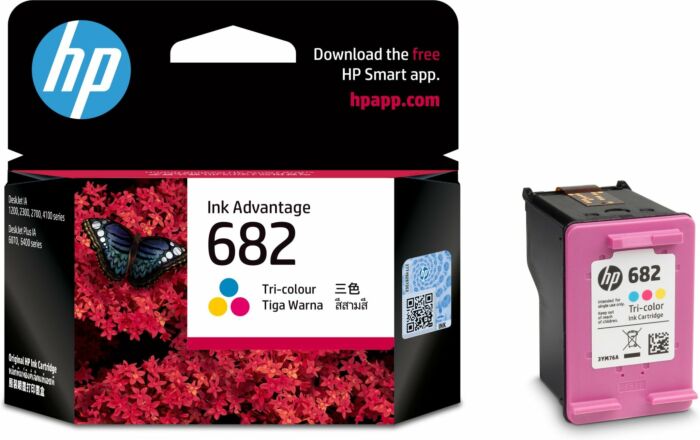 HP 682 Tri-color Ink Cartridge 2-Pack - (6ZD30AA) - Shop HP.com Indonesia