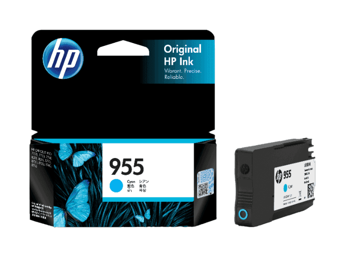 HP 955 Cyan Original Ink Cartridge (L0S51AA) - Shop HP.com Indonesia